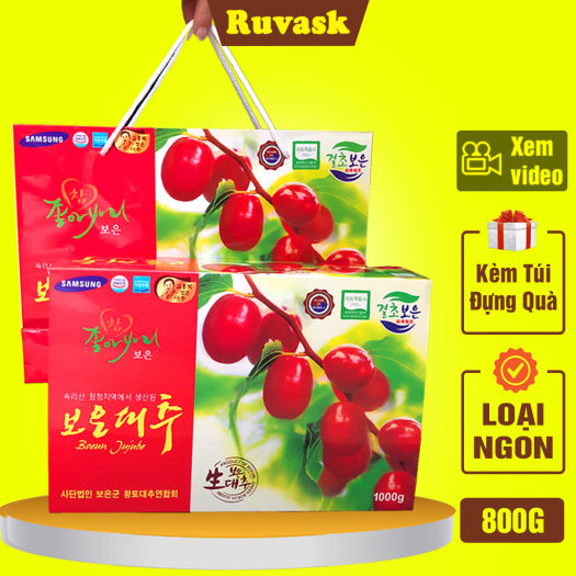 Táo Đỏ Hàn Quốc Sấy Khô 1kg-800g ĐỦ MẪU CHÍNH HÃNG Samsung Jujube / Gilf Set - Táo Đỏ Hàn Quốc ...