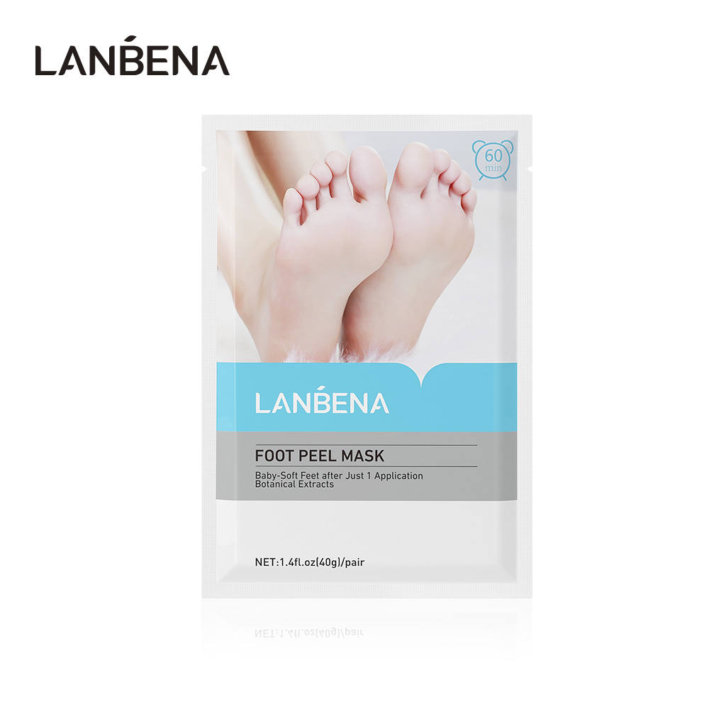 LANBENA Foot Peel Mask Foot Scrub Exfoliating Only Need One Pair Remove ...