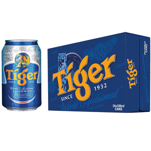 Thùng 24 lon bia Tiger 330ml - Bia Nội Địa | VietMart.co