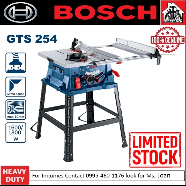 GTS 254 Professional Table Saw 1800W
