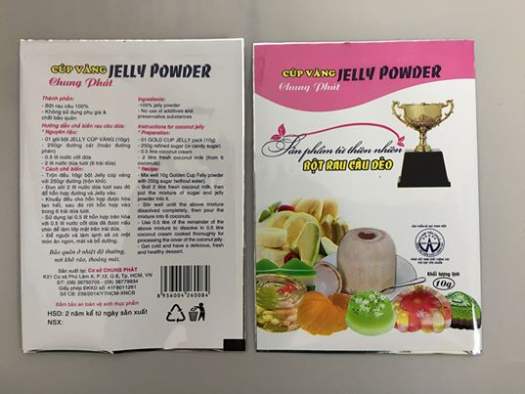hộp 12 gói Rau câu dẻo jelly powder thạch rau câu dẻo Chung Phát - Các ...