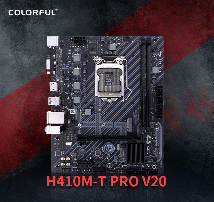 Colorful H410M-T Pro V20 Motherboard (Intel LGA1200 Socket) – Alchemist ...