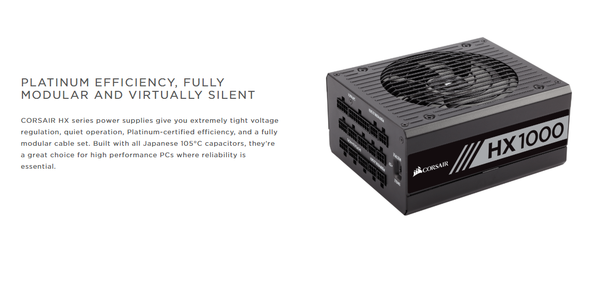 Power Supplies Fully Modular Power Supply 1200 Watt 80+ Platinum ...