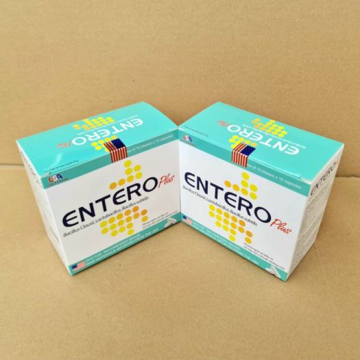 Men vi sinh ENTERO PLUS dạng viên (Hộp 100 viên) - giúp cân bằng hệ vi ...