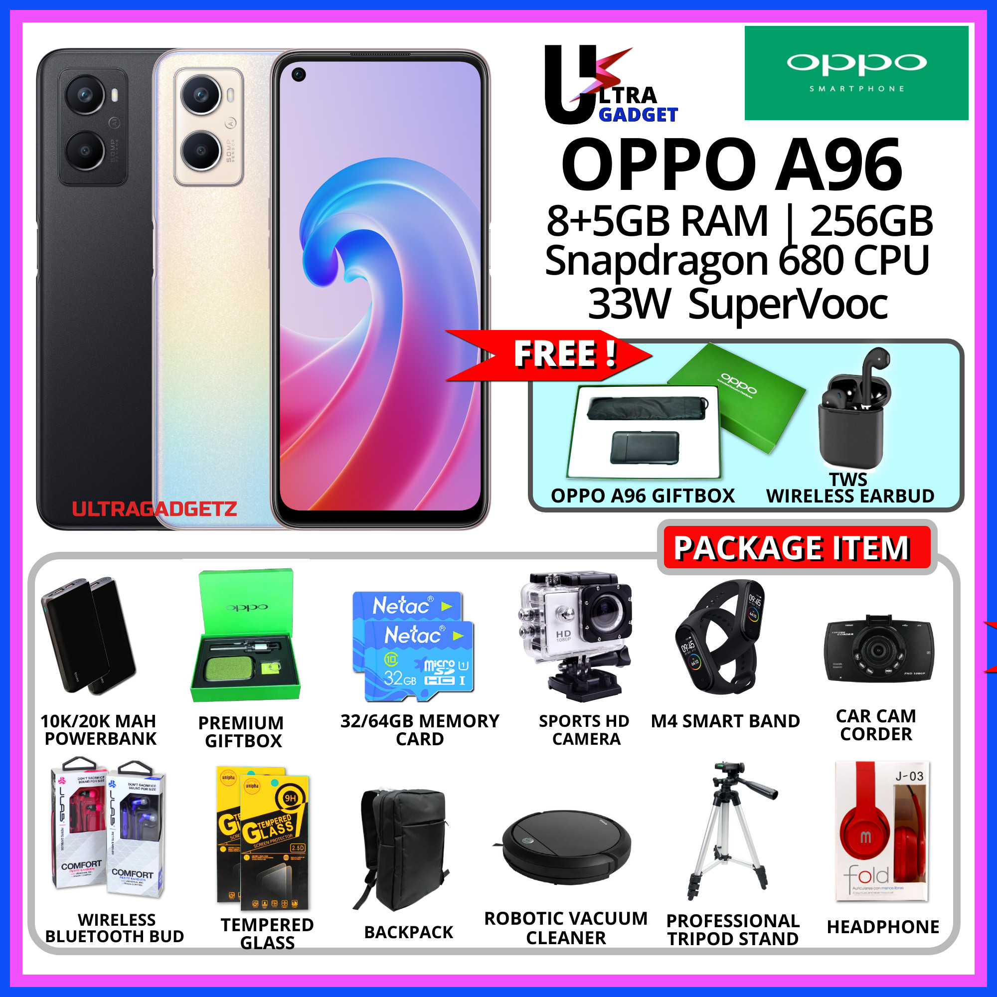 Oppo A96 Price in Malaysia & Specs - RM1059 | TechNave