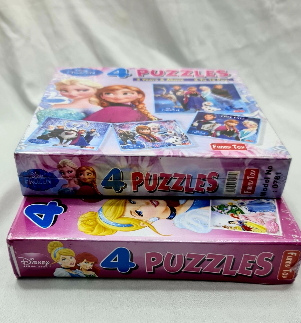 Toy Puzzle Game 4 In 1 Spiderman Spiderman Animal Ben 10 Intelligent Game