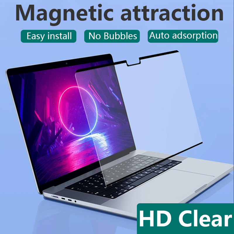 Magnetic attraction privacy Anti Scratch Laptop matte HD Screen ...