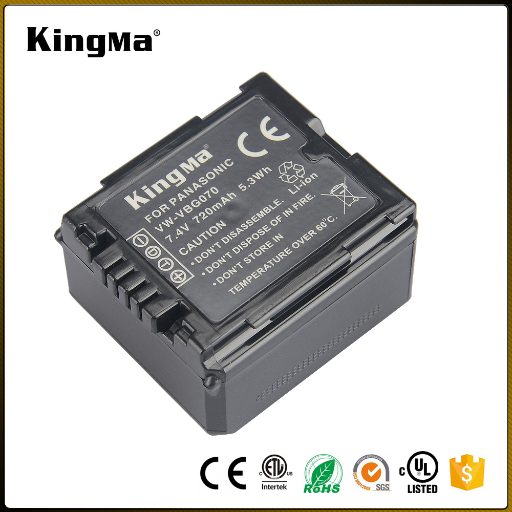 Kingma VBG070 VW-VBG070 720mAh Rechargeable Lithium Ion Battery for ...