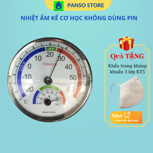 Nhiệt ẩm kế cơ học Tanita TT513 Nhật bản (Japan) / Tanaka TH101E đo ...