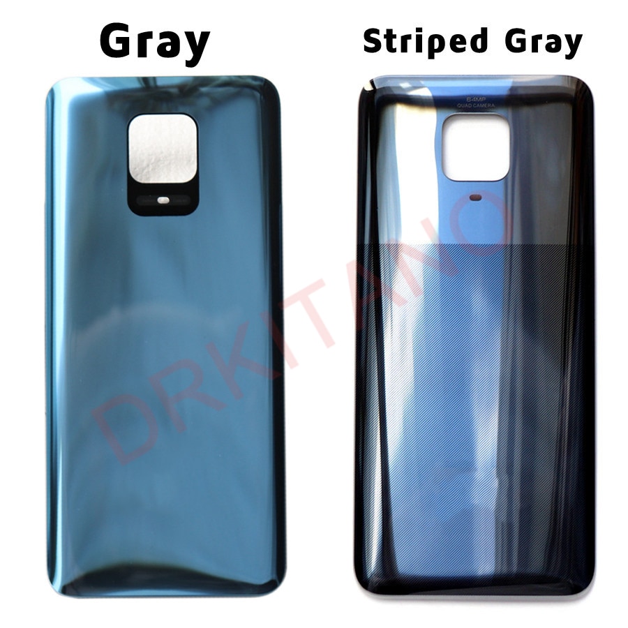 Backshell for Redmi Note 9 Pro Replacement Glass Battery Back Cover For ...