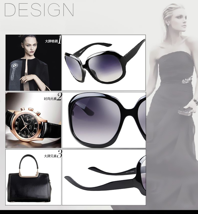 Most Selling Travel Big Round Frame Double Gray Lens Ultraviolet ...