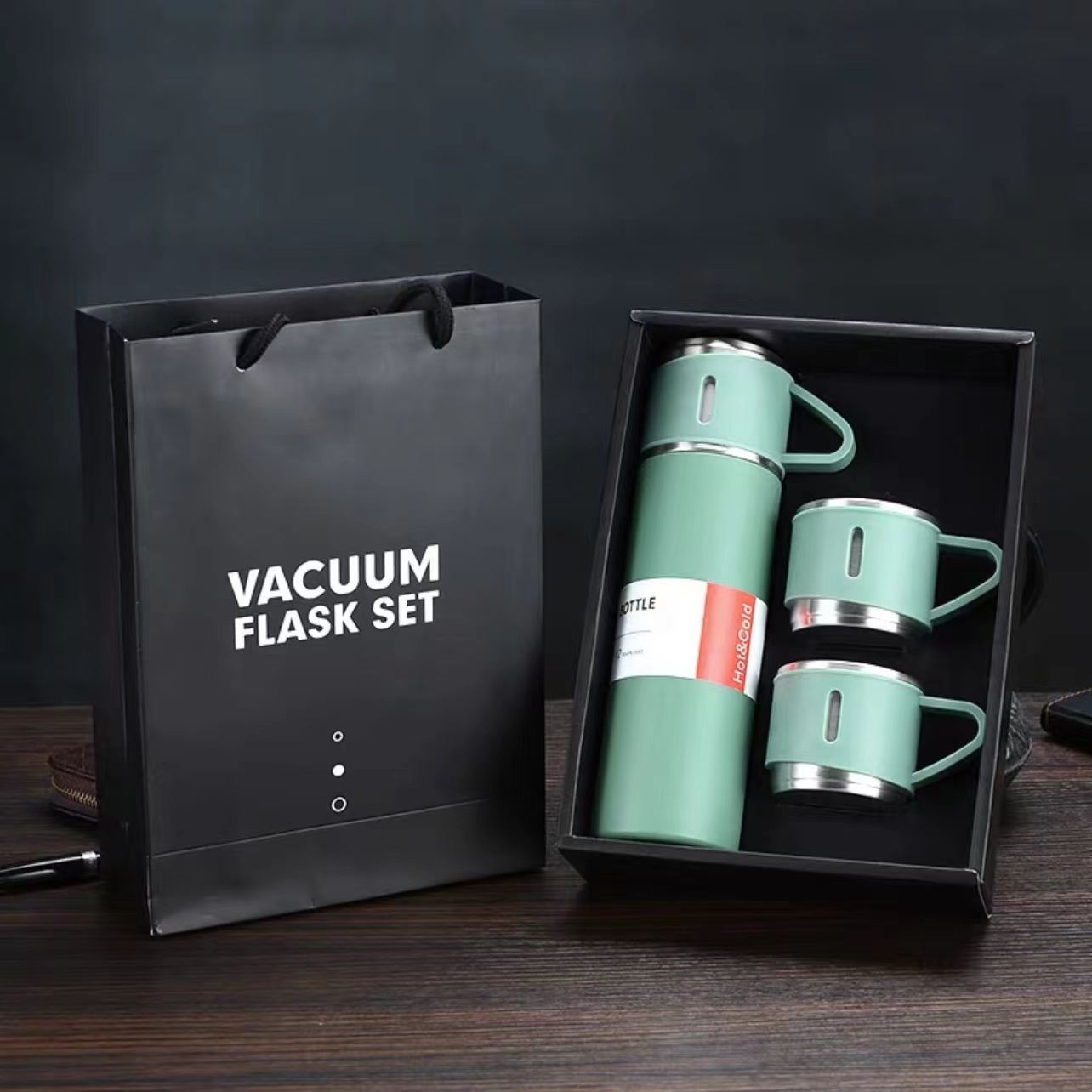 Top Grade Stainless Steel Thermos Flask w/ Gift 500ml Modern Tumbler ...
