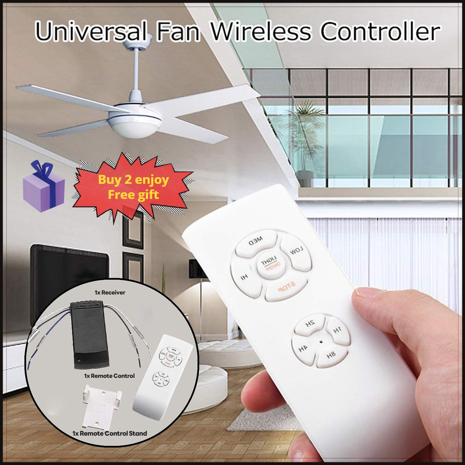 How To Reset Universal Ceiling Fan Remote | Shelly Lighting