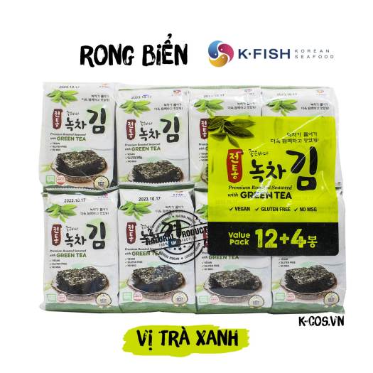 Rong Biển Chiên Giòn Hàn Quốc Ăn Liền - Mỗi Gói 4g- Bịch 16 Gói - Snack ...