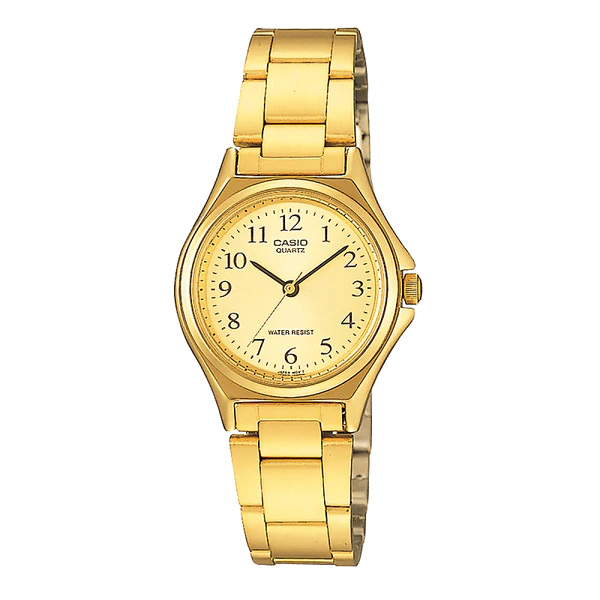 Casio (LTP-1130N-9BRDF) Gold Stainless Steel Watch for Women