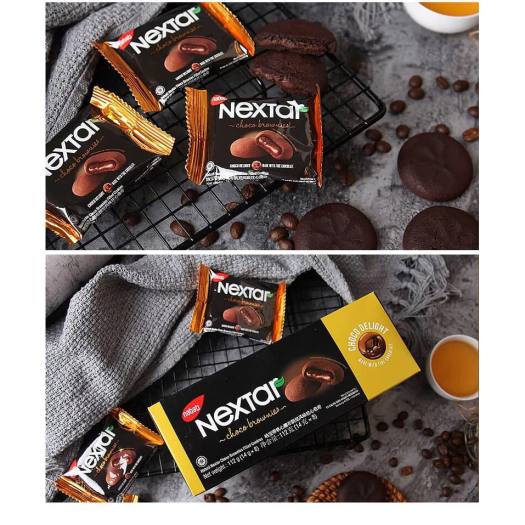 8 cái bánh Choco Brownies Nabati Nextar hot hòn họt 14g - Bánh mì ...