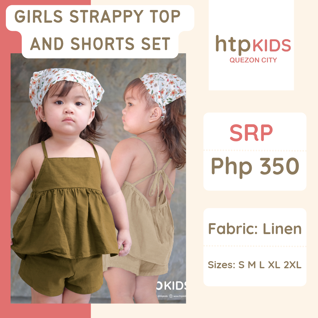 HTP KIDS Strappy Shorts and Shorts terno S-2XL | Authorized Distributor ...