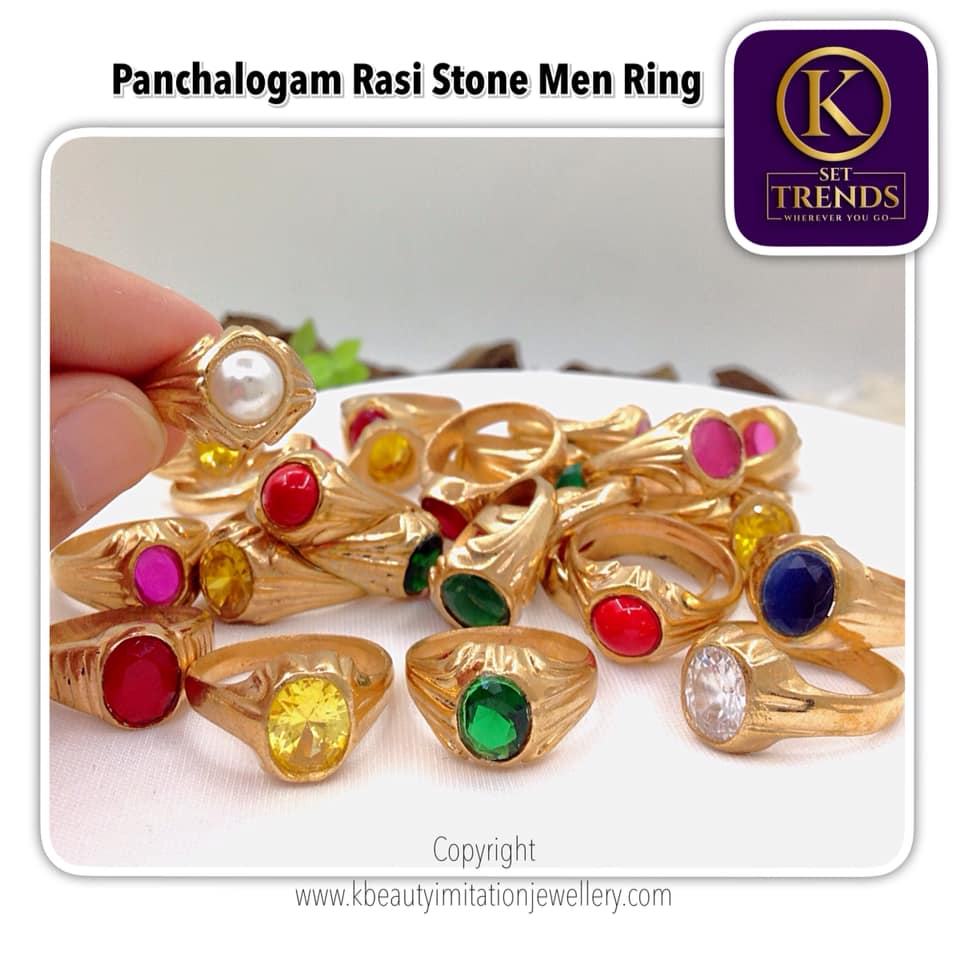 (Rasi Ring)Maragatha Sapphire Yellow Stone Rasi Kal For Men Lazada ...