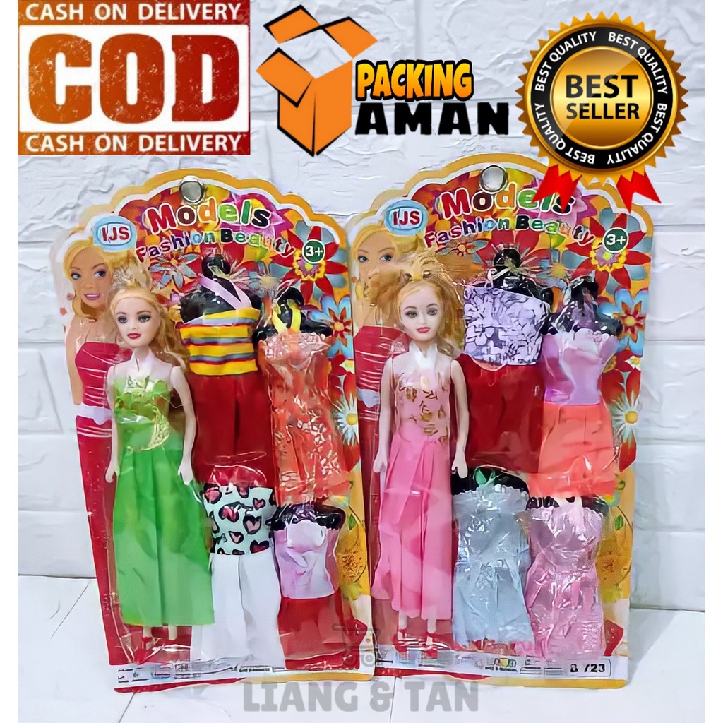 Jual Barbie Lucu Yang Bisa Ditekuk Kaki Dan Tangannya Rambutnya Banyak ...