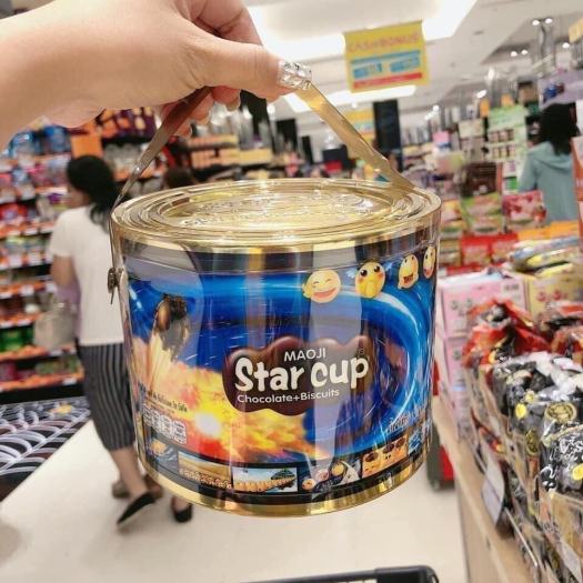 Bánh Star Cup maoji Thái Bánh Quy socola viên Star Cup Thái Lan - Bánh ...