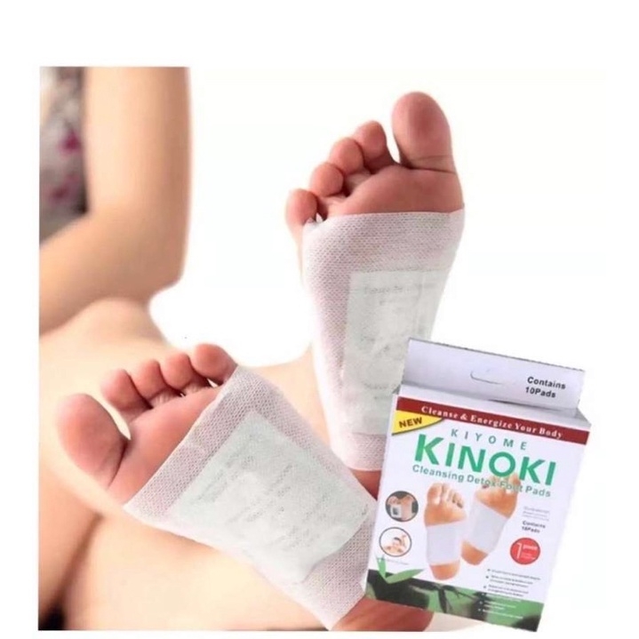 SKW Original Kinoki Cleansing Detox Foot Pads 5 Pair Per Box Total 10pads