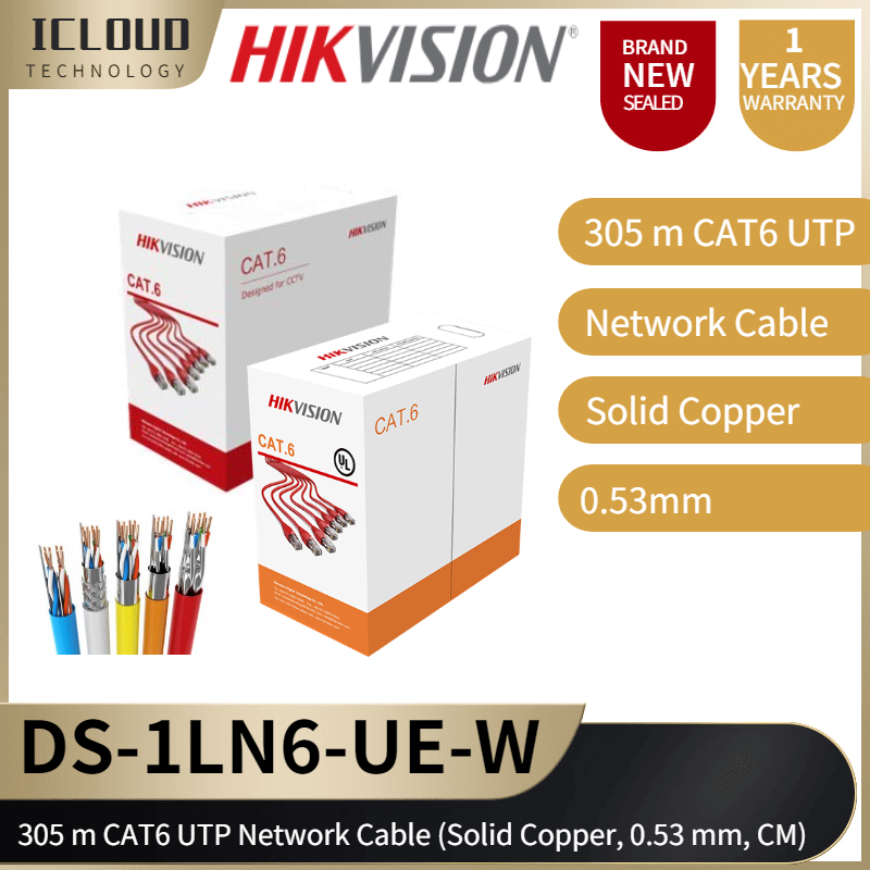 Cable Utp Caja 305mt Marca Hikvision Certificado Full Cobre, 45% OFF