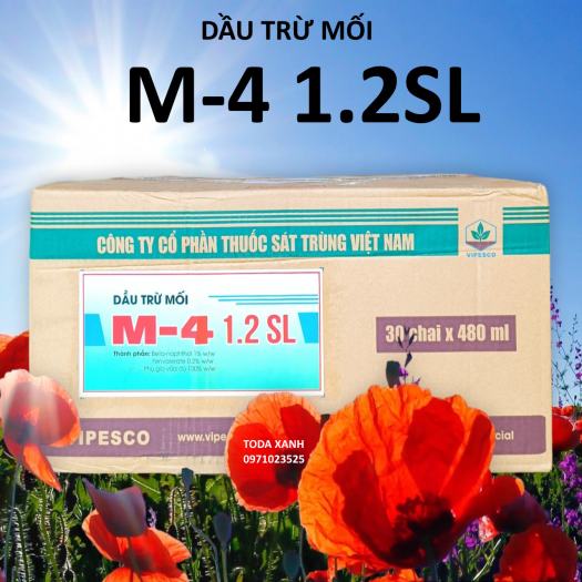 DẦU TRỪ MỐI M-4 1.2SL CHAI 480ML. THUỐC TRỪ MỐI, THUỐC DIỆT MỐI HẠI GỖ M-4 - Bình xịt diệt côn ...