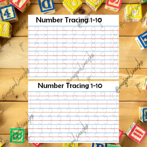 Tracing Pad for Kinder and Grade1