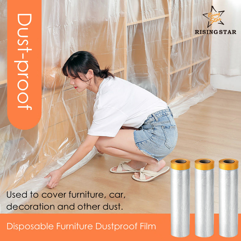 Rising Star Dust Cover Disposable Furniture Dustproof Film Plastic ...