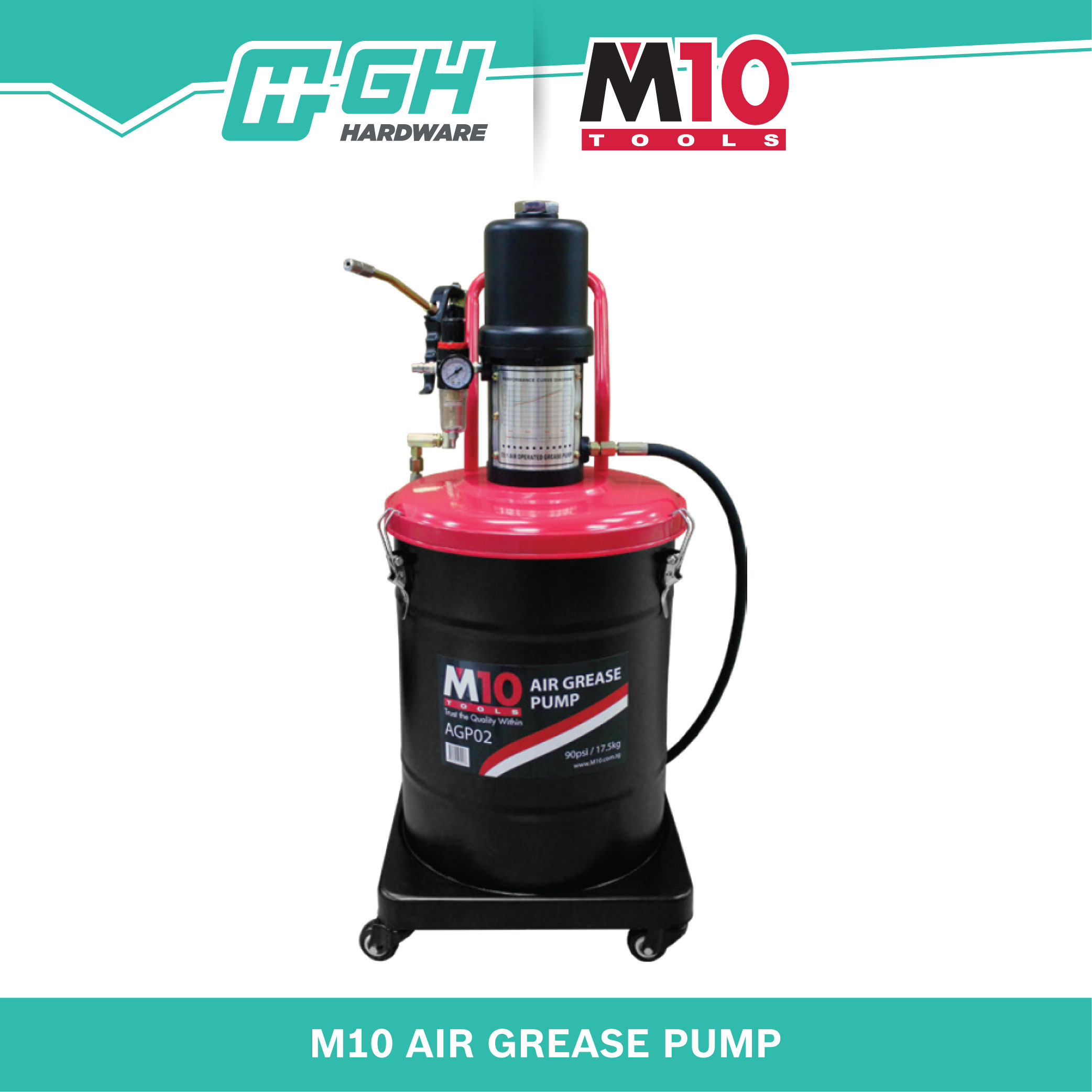 GH HARDWARE ] M10 Air Grease Pump AGP02 Price, Reviews | WapCar
